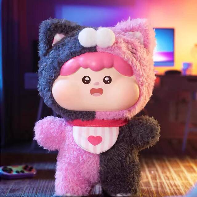 Genuine spot Meatball meat ball marshmallow Xiaobao vinyl series plush blind box hand-made cute doll