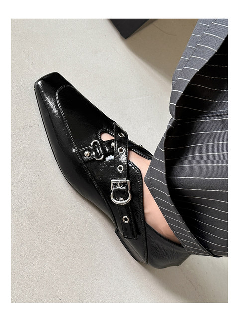Fashionable niche wear~British style retro small leather shoes for ...