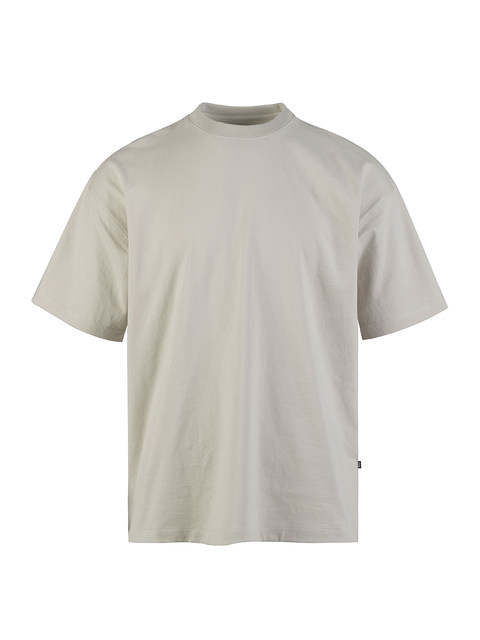 OD/DARKNESS basic round neck solid color casual heavyweight 270g cotton antibacterial base inner ...