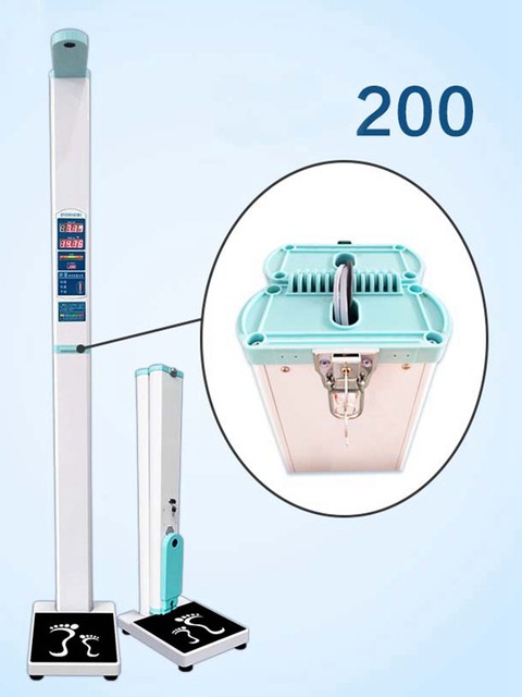 Intelligent voice ultrasonic height and weight measuring instrument all ...