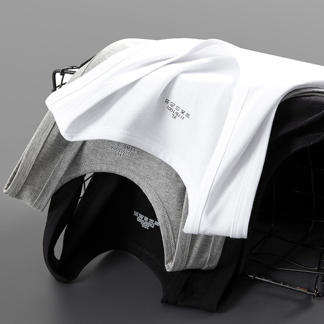 Vest Men's Pure Cotton Bottom Inner Wear Sports Fitness Hurdle Slim ...