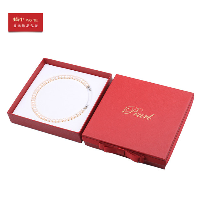 09ZZH pearl necklace box pearl box storage box jewelry gift box ...