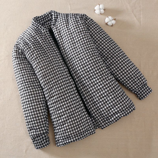 Pure handmade cotton padded cotton jacket men and women in winter ...