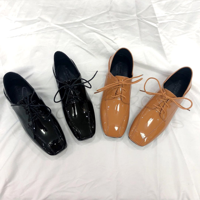 2025 new thick heel square-toe single shoes for women's autumn deep ...