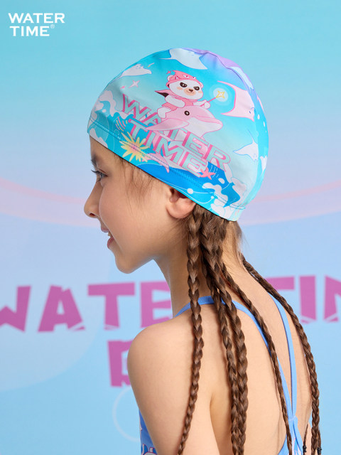 WaterTime Children's Swimming Cap Professional Comfortable No-tie ...