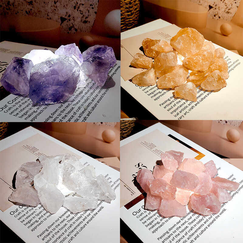Natural crystal rough shallow amethyst ore aromatic aromatherapy ...