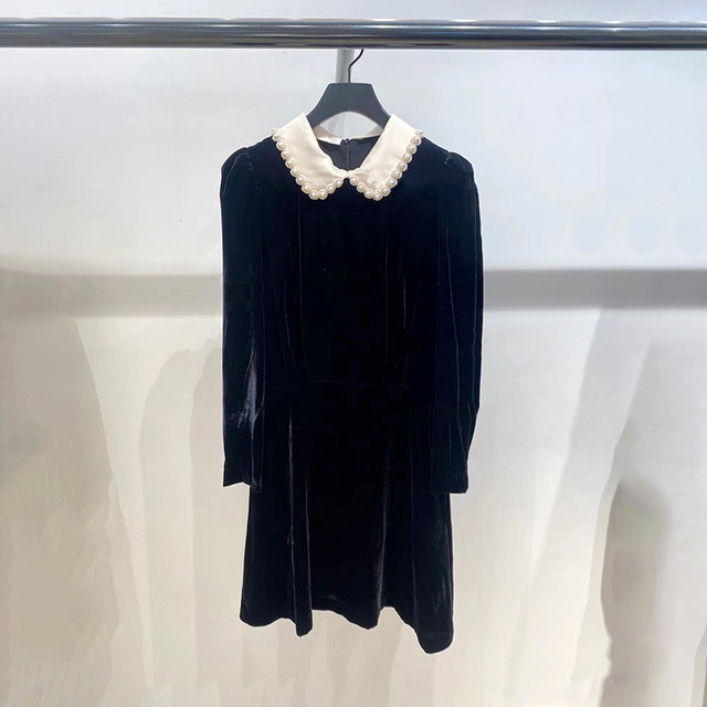 Fadan S Home 2024 Autumn and Winter New College Style Velvet Pearl ...