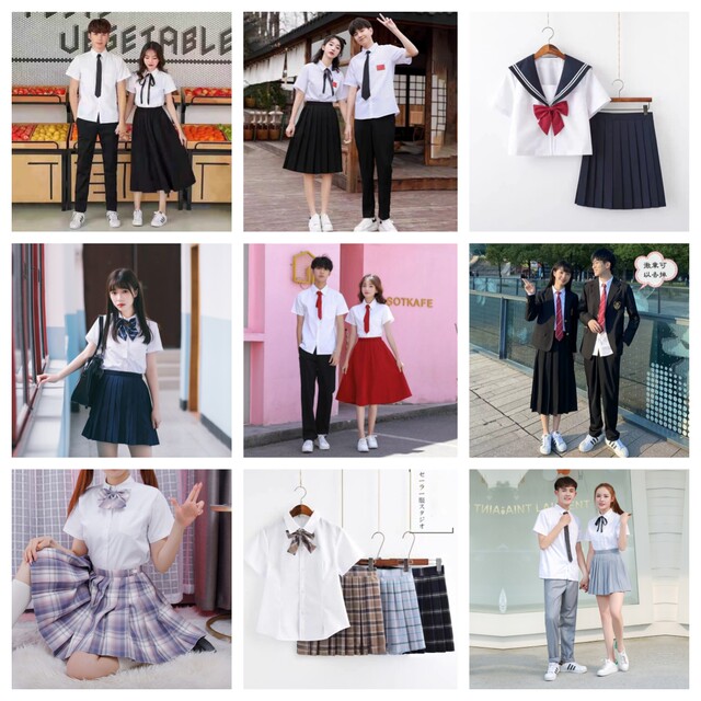 Rent student uniforms jk college style junior high school college ...