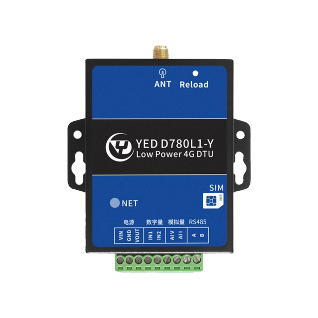 4G low-power DTU module current and voltage digital input detection IoT control RS485 gateway RTU
