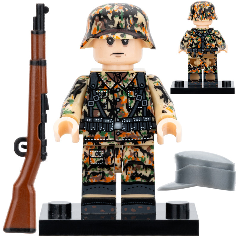 Compatible with LEGO military war honor guard camouflage soldier field ...