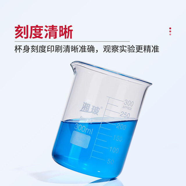 Xiangbo glass beaker laboratory equipment high temperature resistant ...