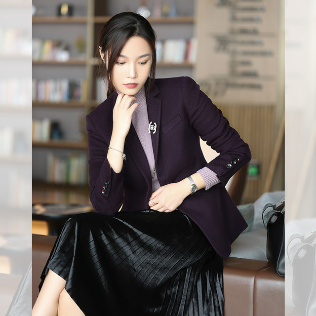 Cashmere wool real silk suit three seasons wearing precious Su Mingyu ...