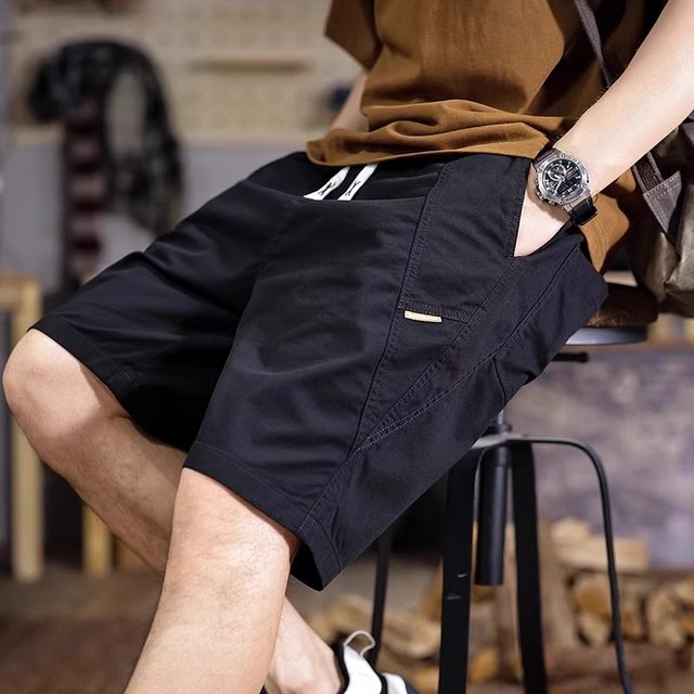 High-end workwear shorts for men 2025 new summer wear men's pants loose ...
