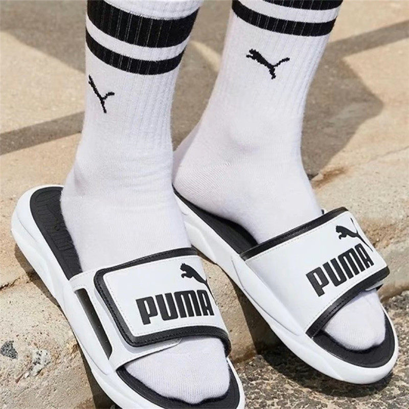 PUMA pink white black laser colorful sports beach slippers for men and ...