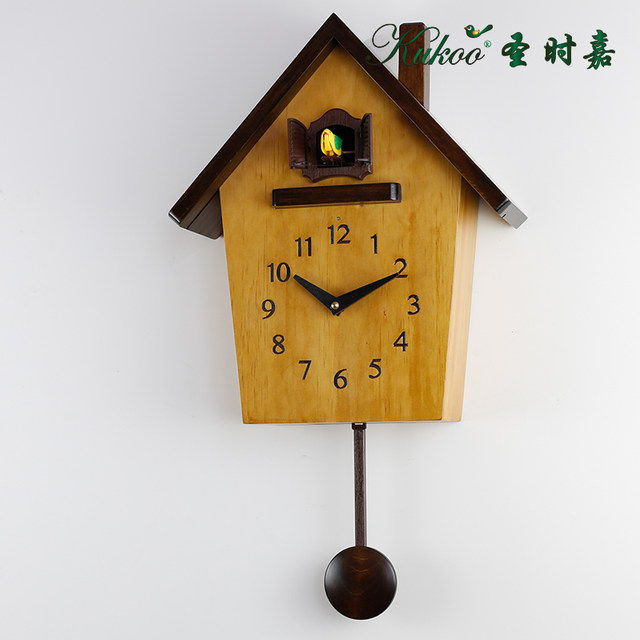 European-style simple cuckoo clock living room cuckoo clock pastoral ...