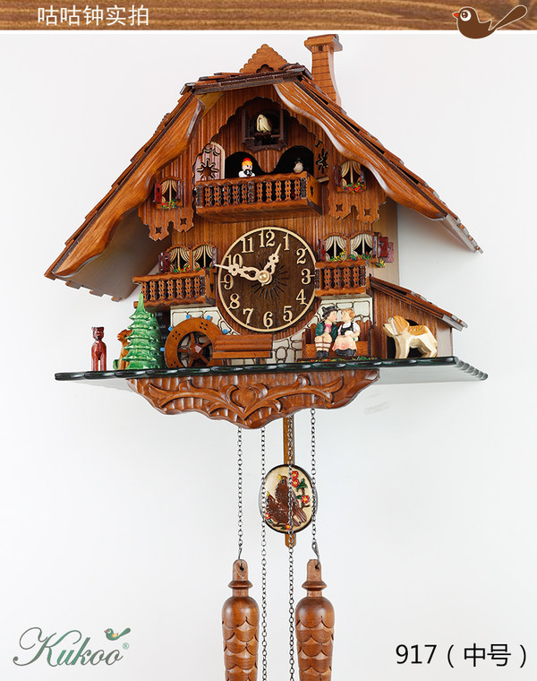 Couple models cuckoo clock cuckoo wall clock European-style Chinese ...