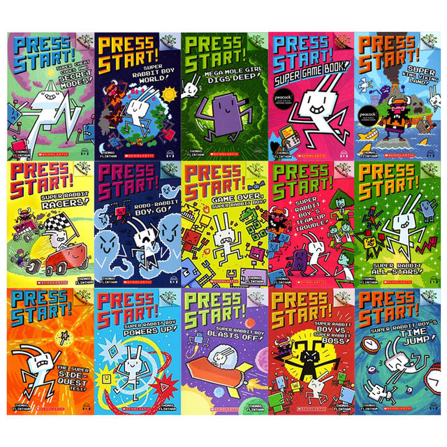 English original Press Start block rabbit 15 volume Scholastic Branches ...