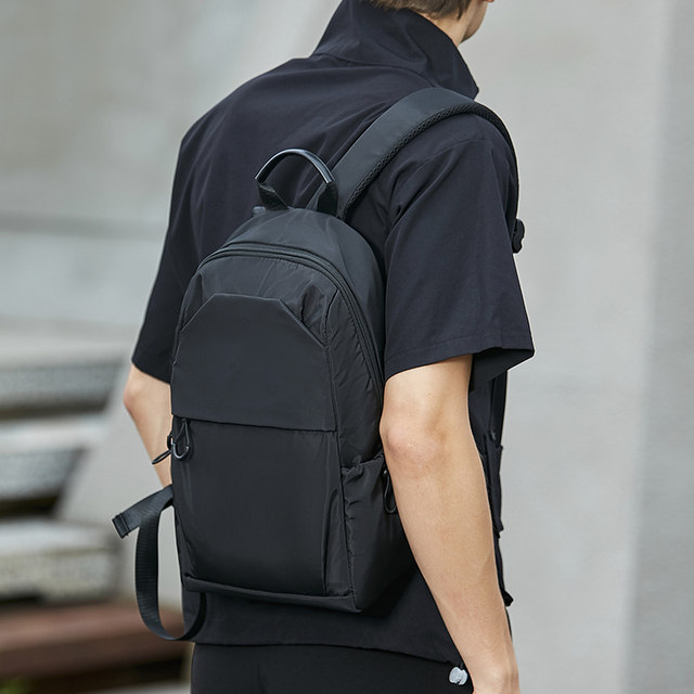 National trend mini small backpack men's trendy brand lightweight ...