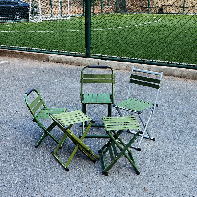 Small Mazha folding stool, sturdy portable fishing backrest ...