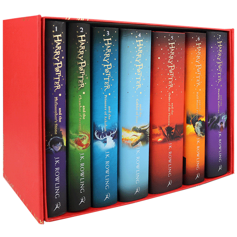 Harry Potter1-7 Harry Potter 1-7 volumes full set of English version hardcover original English ...