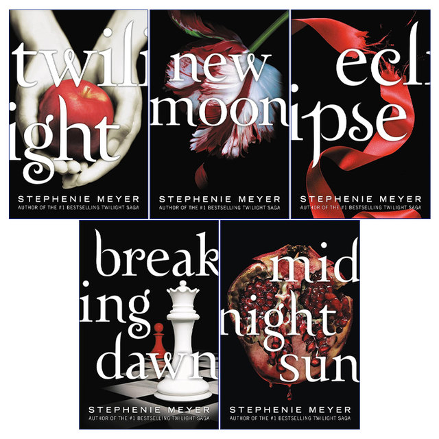 The Twilight Saga Twilight Saga Volumes 1-5 Twilight New Moon Midnight ...