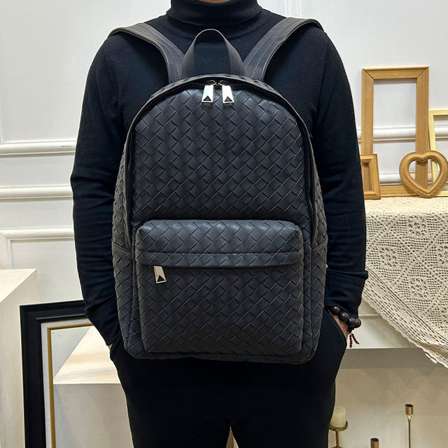 X/BV backpack for men's backpack genuine leather braided men's bag ...