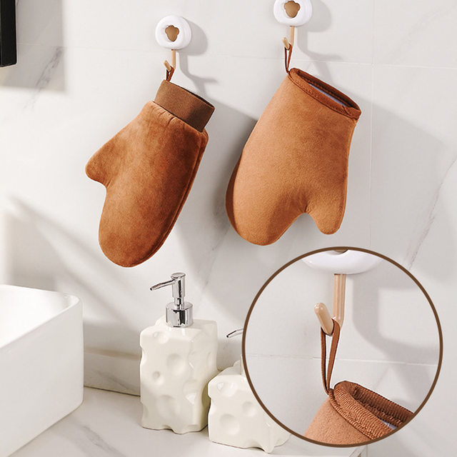 One-piece body lotion gloves tanning oil quick application tool for ...