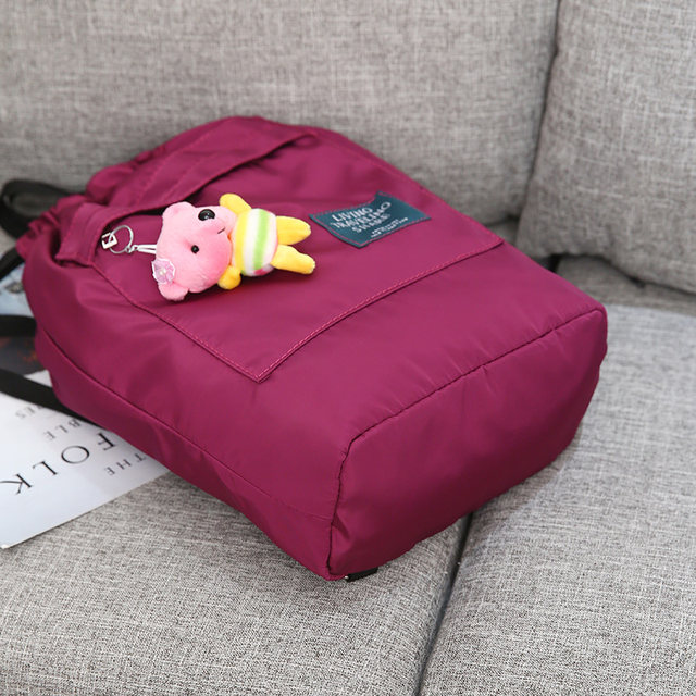 Waterproof drawstring backpack, fashionable Korean popular Mori women's ...