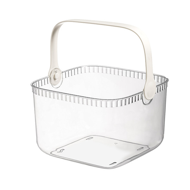 Transparent bath basket portable basket bathroom bath wash basket bath ...