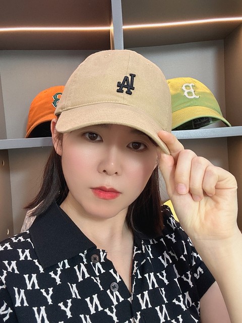 Korea purchasing MLB hat small label NY baseball cap men's and women's soft top LA genuine ...