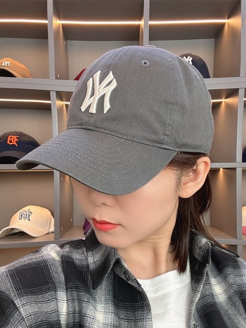 MLB baseball cap CP66 soft top large label NY hat Korea purchasing ...