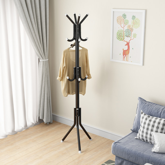 Cloak rack floor -to -ceiling hanging hanger drying rack drying rack ...