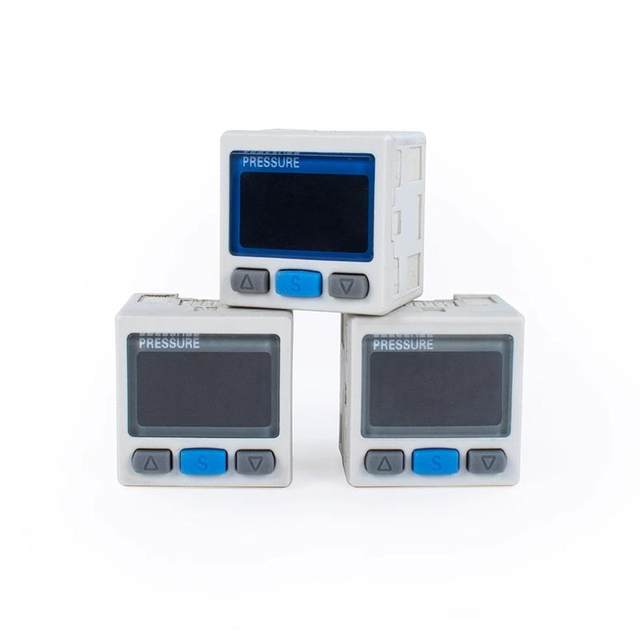 SMC ISE30A Digital Display Electronic Pressure Switch ZSE30AF Positive ...