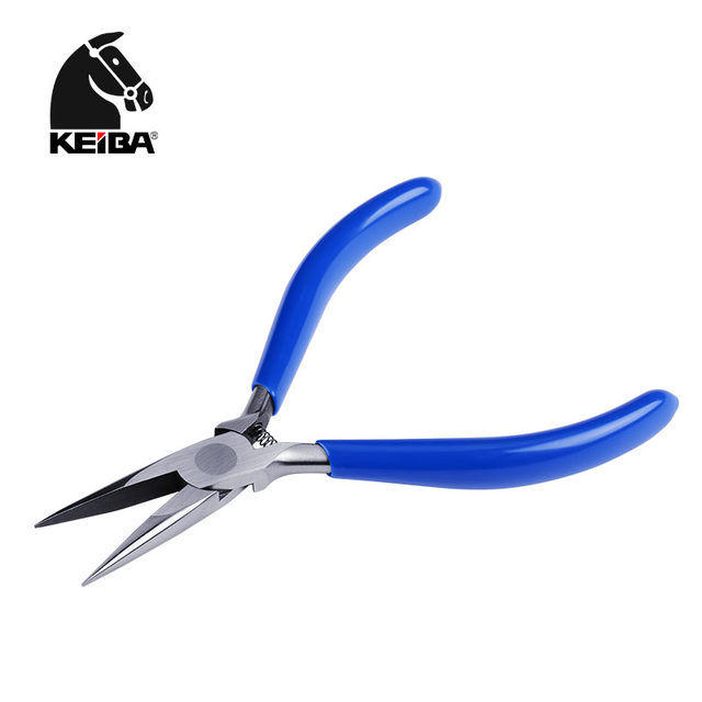 KEIBA horse brand HL-D14 micro needle nose pliers imported from Japan, toothless needle nose pliers