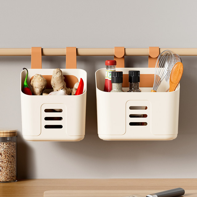 Kitchen small hanging basket bathroom toilet hanging rack bedside ...