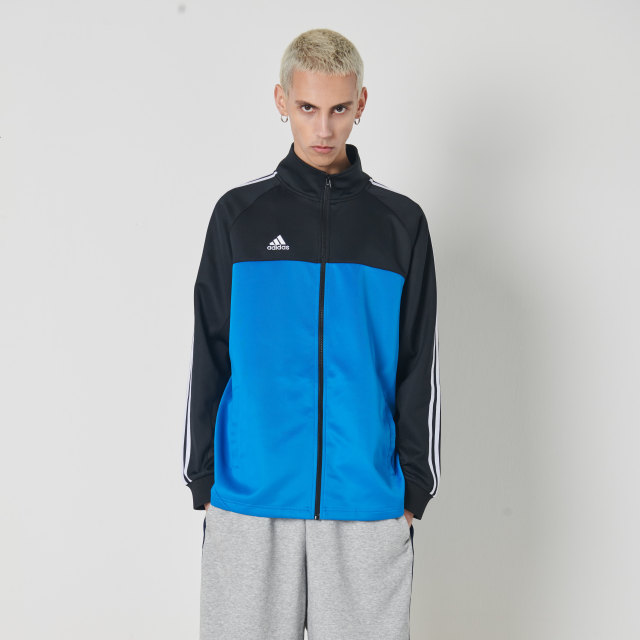 Adidas Adidas black blue casual jacket men's summer sportswear running ...