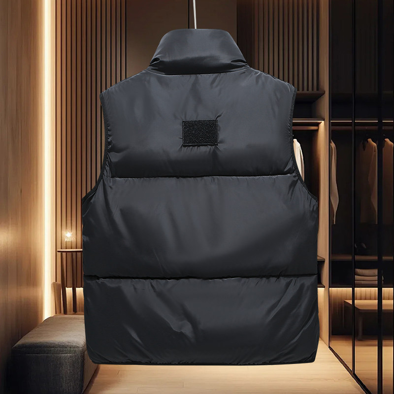 Bird's embroidery autumn and winter new tide brand down cotton vest ...