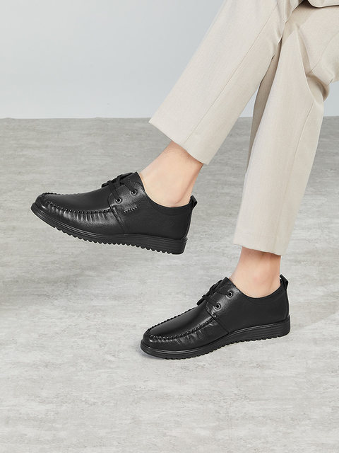 Cornai men's shoes lace-up business casual daddy shoes 2025 spring new ...