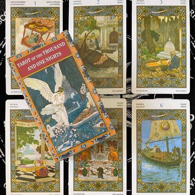 One Thousand and One Nights tarot Thousand and One Night English Luo ...