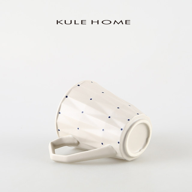 KULE HOME ceramic water cup, creative and trendy household mug, coffee ...