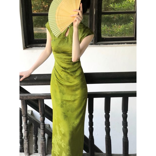Juli's "Only This Green" New Chinese Style National Aesthetics Pleated ...