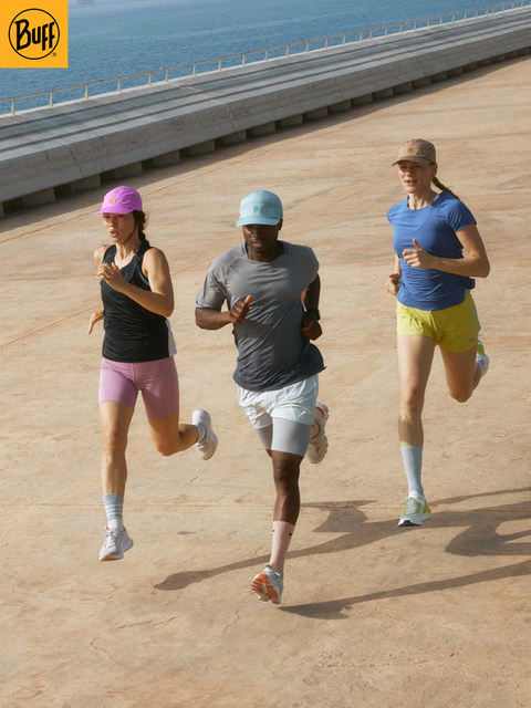 BUFF lightweight running hat outdoor sports quick-drying anti-UV cross ...