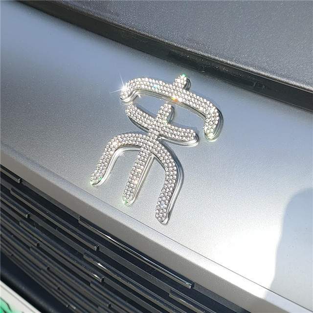 BYD Song pro decoration prodmi supplies crystal diamond stickers plusev special car logo ...
