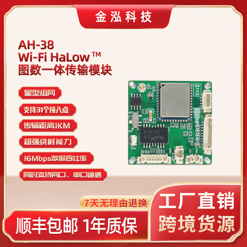 Jin Hong AH38 802.11ah Wireless Bridge - Long Range Image Transmission
