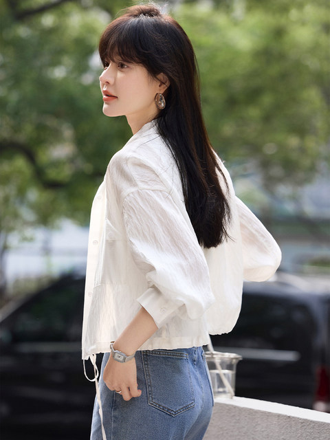 Mohan Yimei casual design silhouette lined lycell jacquard texture ...