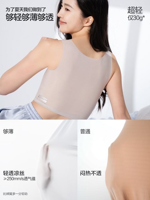 JPIOC Jingqi traceless breast lingerie large breasts show small sports students cos anti-convex ...