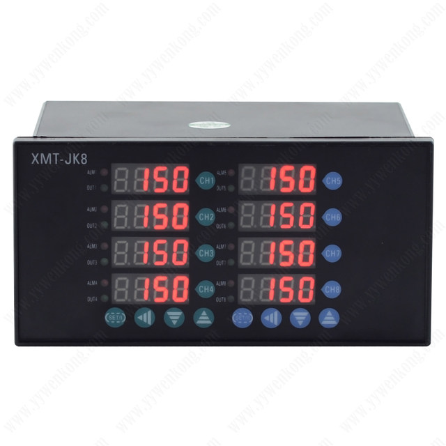 Multi-channel temperature control instrument XMT-JK808G/JK818 485 communication 8 output PID ...