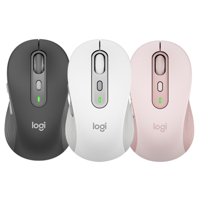 Logitech Select Series M750 Silent Wireless Mouse Bluetooth Size Hand ...