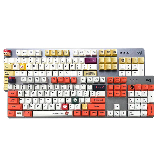 Logitech K845 wired mechanical keyboard green and red tea axis computer ...