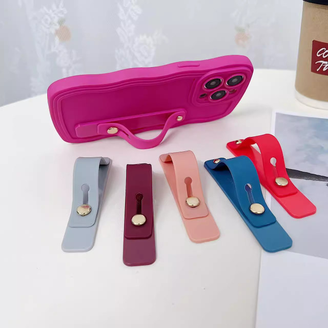 Mobile phone holder push-pull mobile phone buckle ring telescopic ...